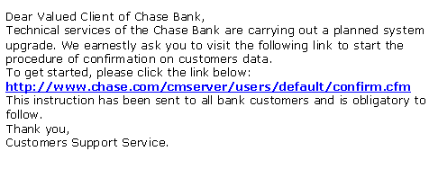 Fraudulent E-mail Examples